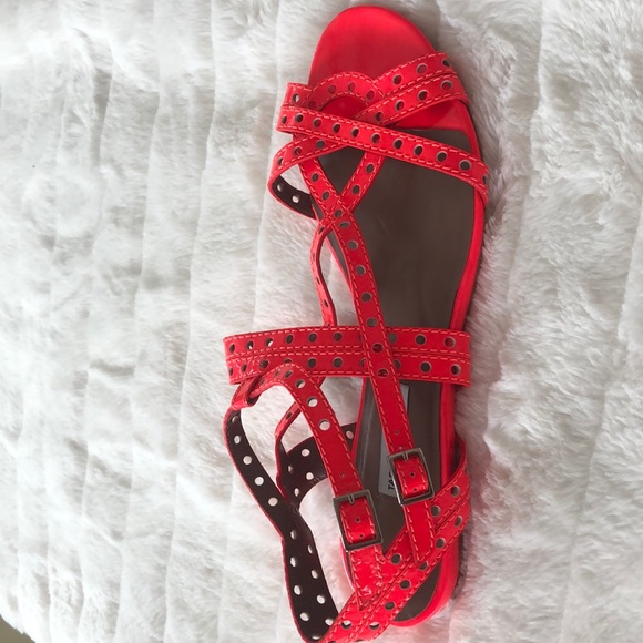 Tabitha Simmons | Shoes | Tabitha Simmons Neon Felicity Sandals | Poshmark